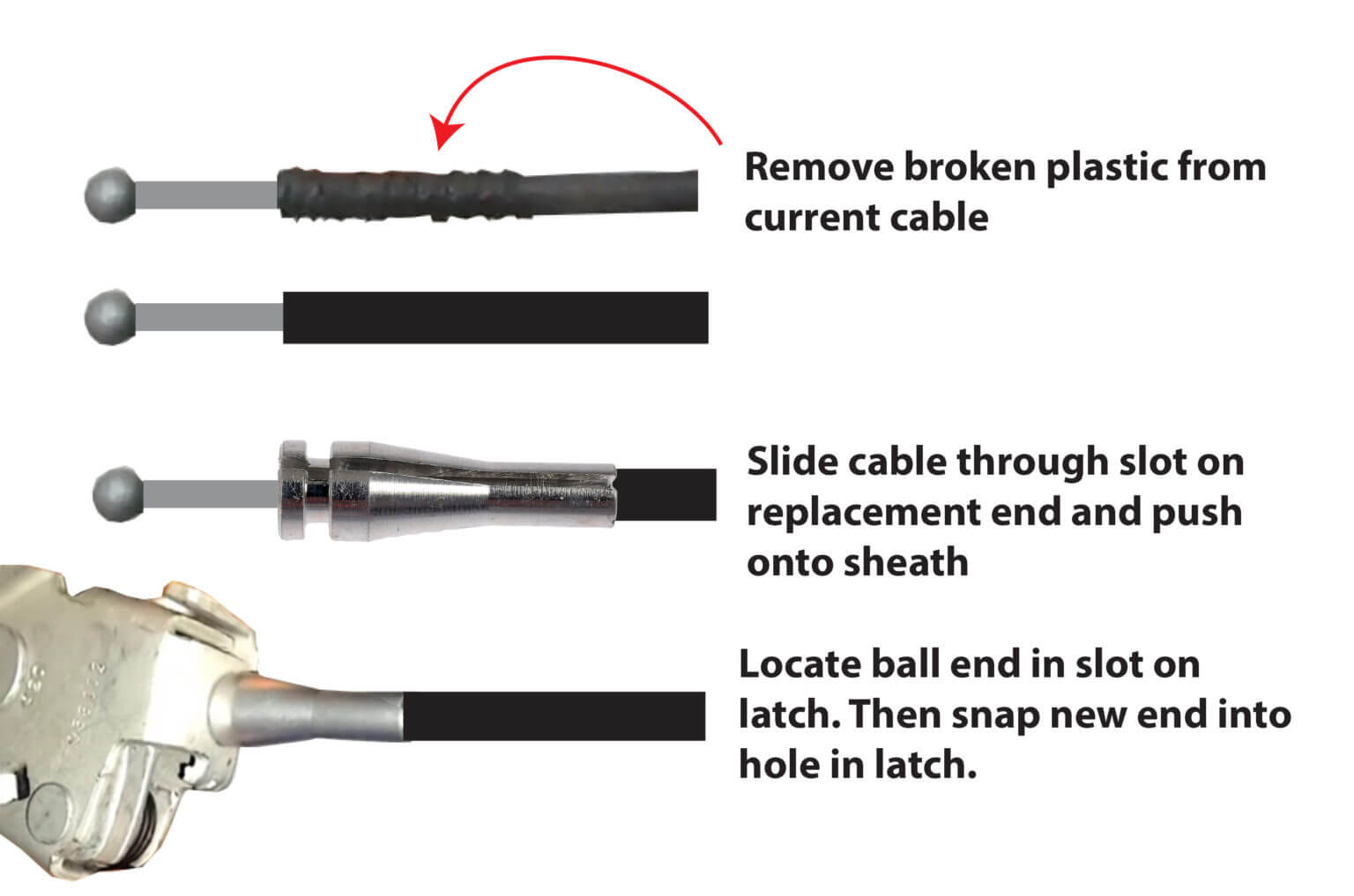 How to Fix A Ford Door Latch Cable — Ricks Free Auto Repair Advice ...