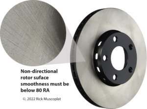 Brake rotor finish — How to apply the proper finish — Ricks Free Auto ...